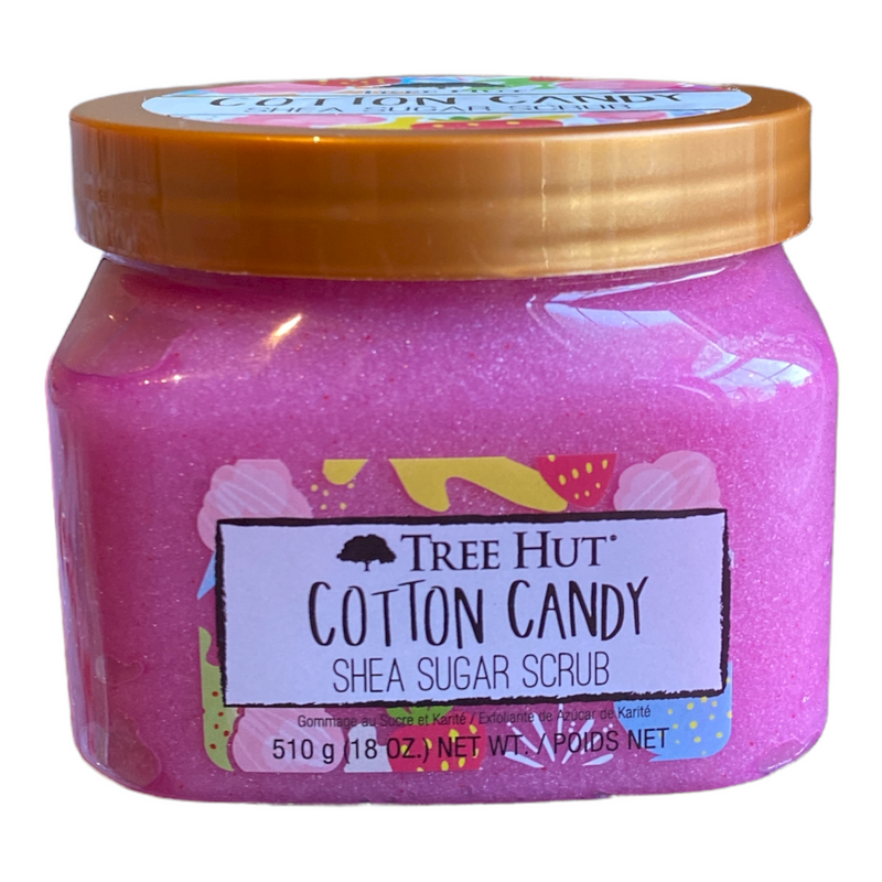 Tree Hut Cotton Candy Shea Sugar Exfoliating Body Scrub 18oz| URITORIA